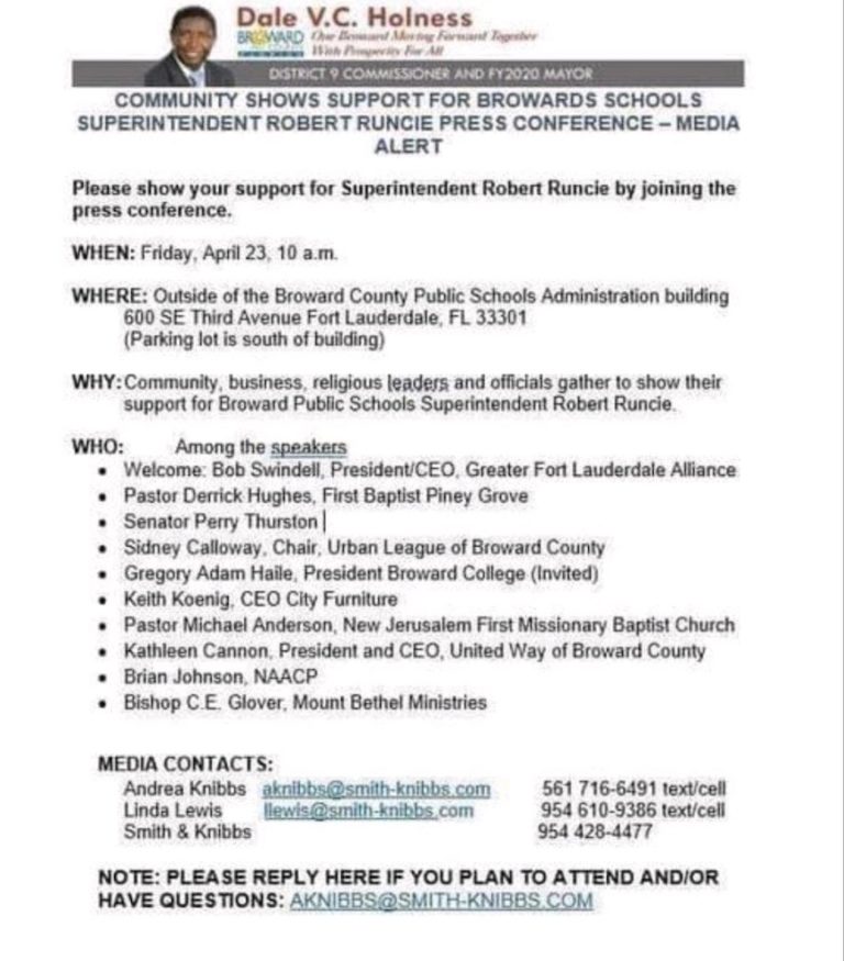 School Superintendent Robert Runcie Gets Support From Pols, Business ...